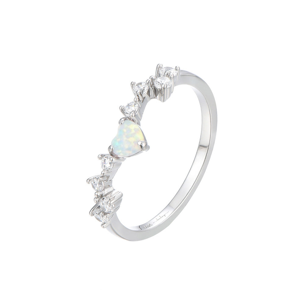 Iris Heart Opal Ring – Dear Diary